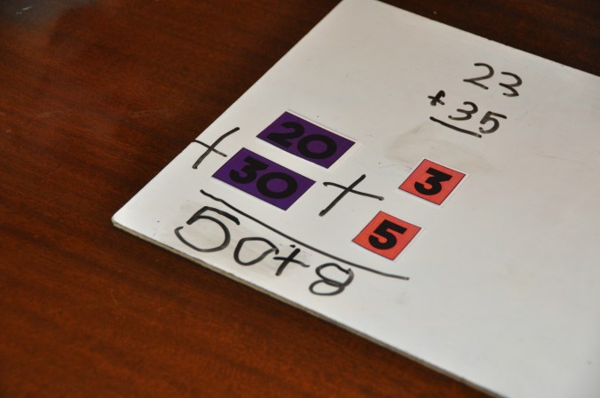 Double Digit Addition: Delaying the Algorithm | Math Milestones with my ...